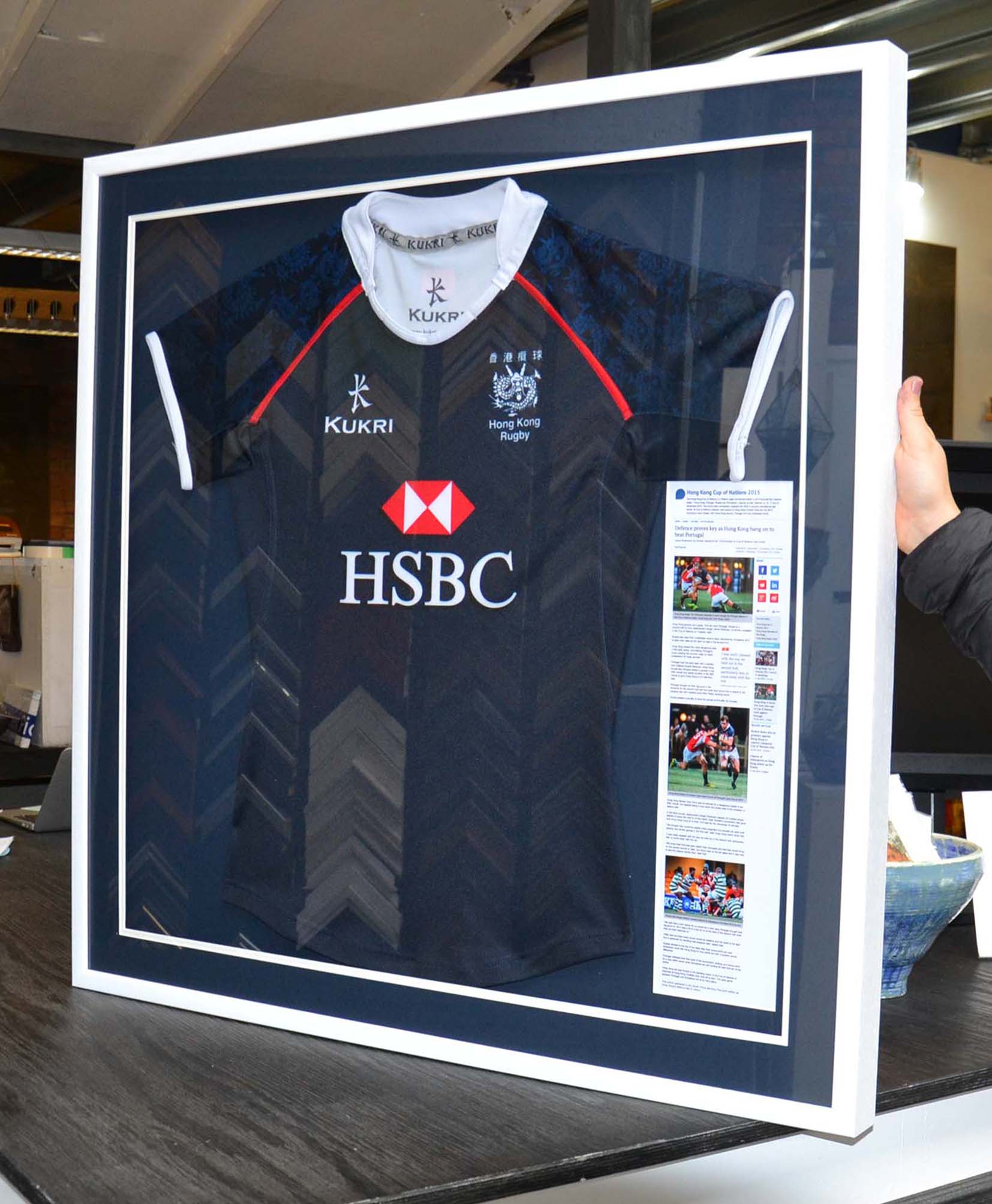Sports Shirt and Memorabilia Framing | Ironbridge Fine Arts & Framing