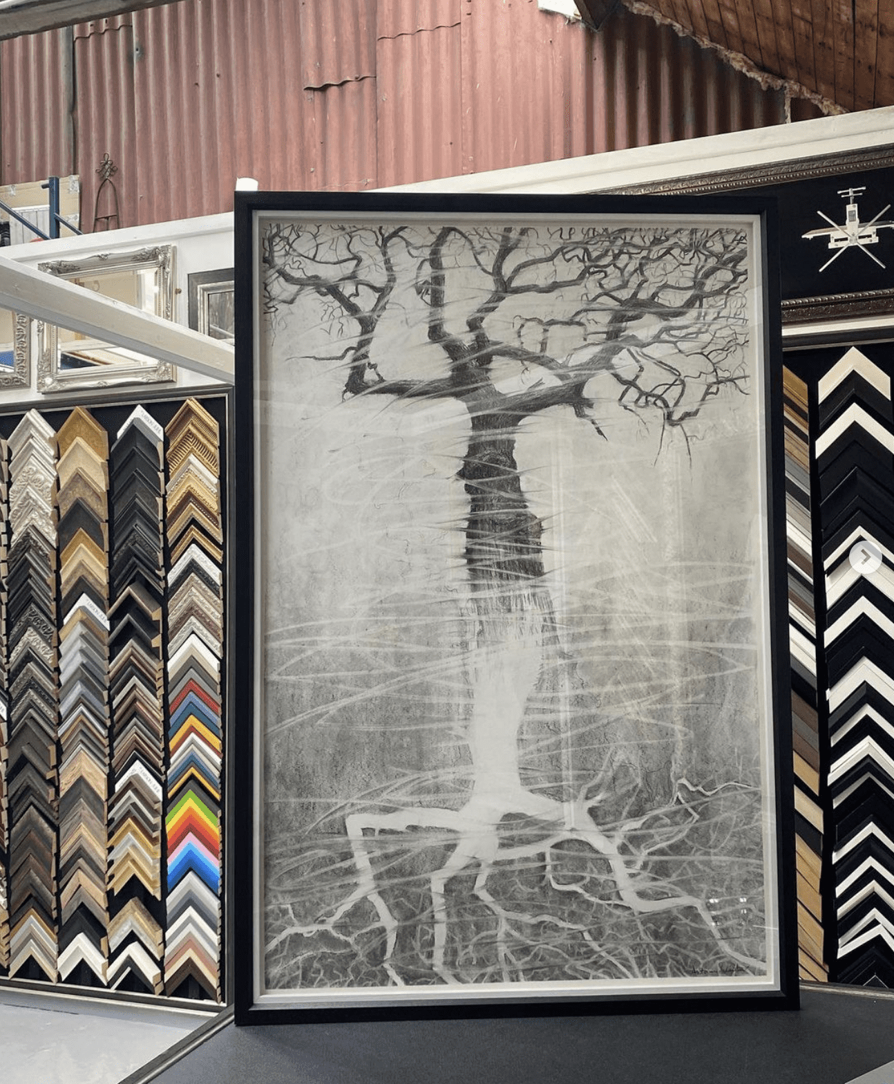 Scanning, Printing and Framing Large Artwork | Ironbridge Framing