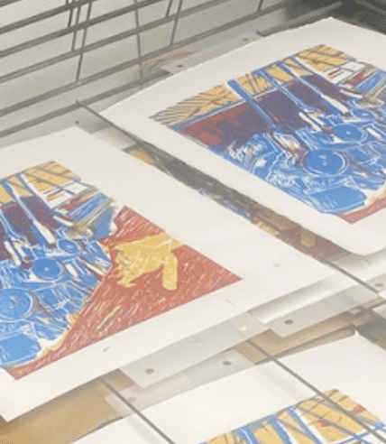 How to create a lino reduction? by Jenny Gunning from Ironbridge Fine ...