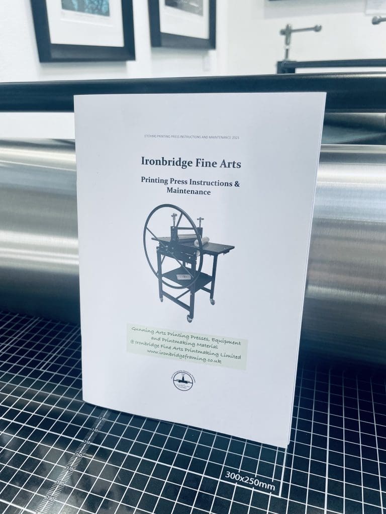Gunning Etching Press Manual By Ironbridge Printmakers | Ironbridge Framing
