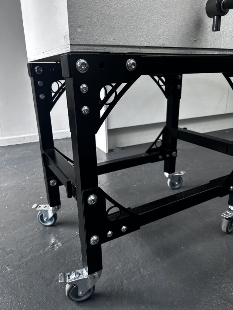 Aquatint Box on a Stand With Lockable Wheels | Ironbridge