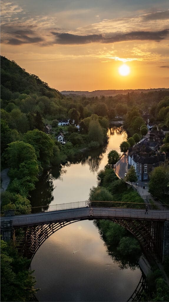 Golden River | Aerial Photograph | Gareth Day | Ironbridge Fine Arts