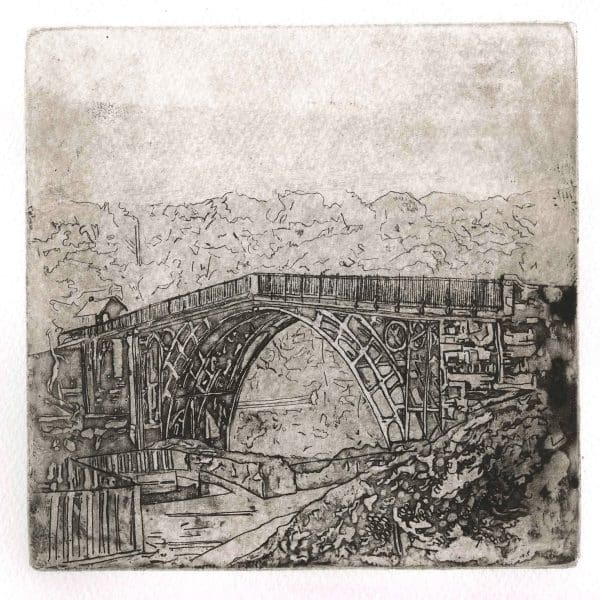 Jenny Gunning Photogravure The Ironbridge | Ironbridge Framing