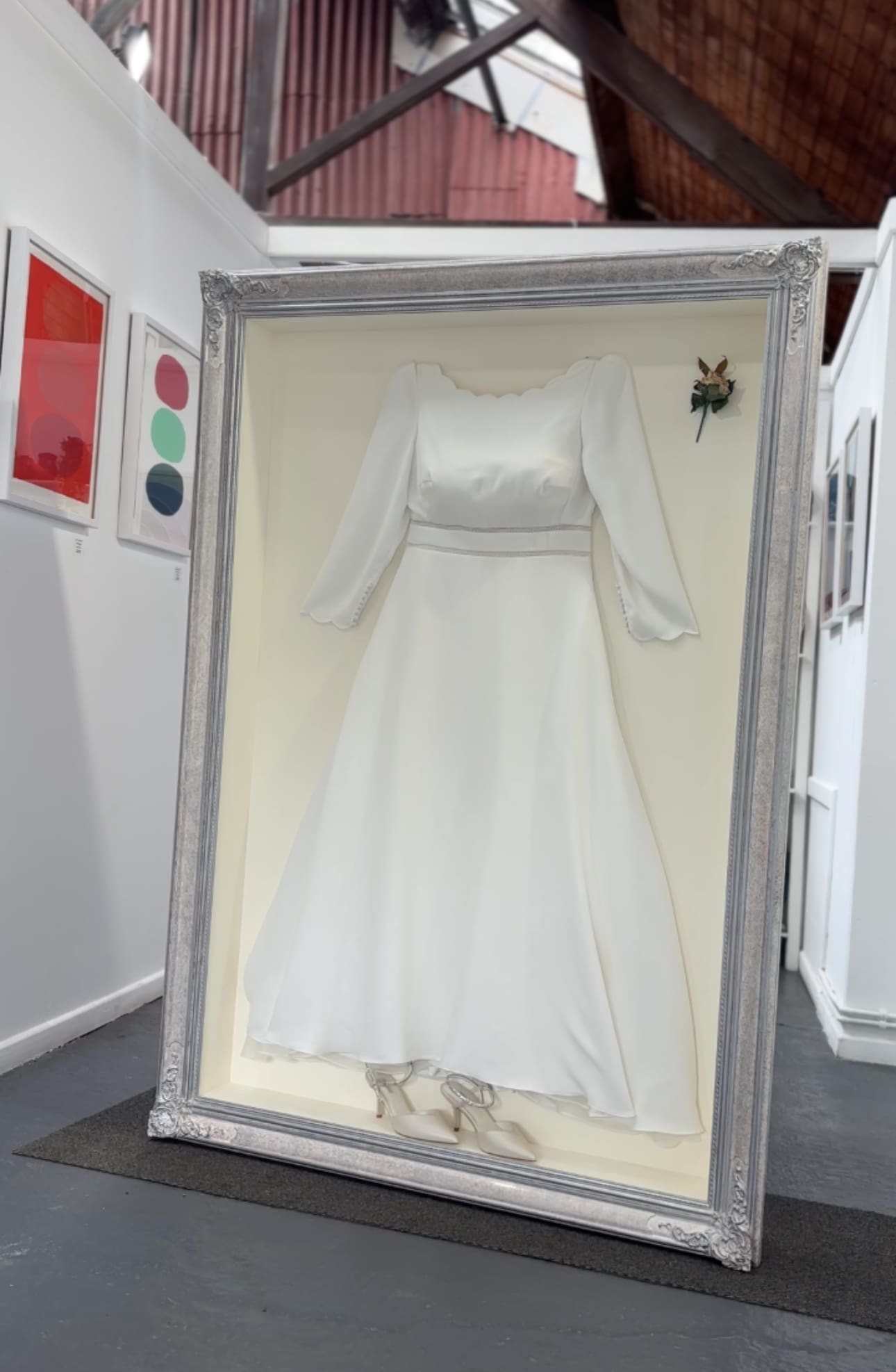 Bespoke Wedding Dress Framing | Ironbridge Fine Arts and Framing